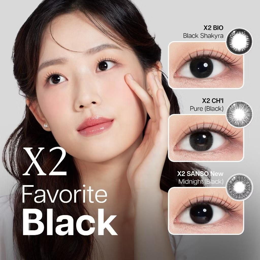 Jual X2 Softlens Black Series I | Soflens Hitam | Soflens Minus ...