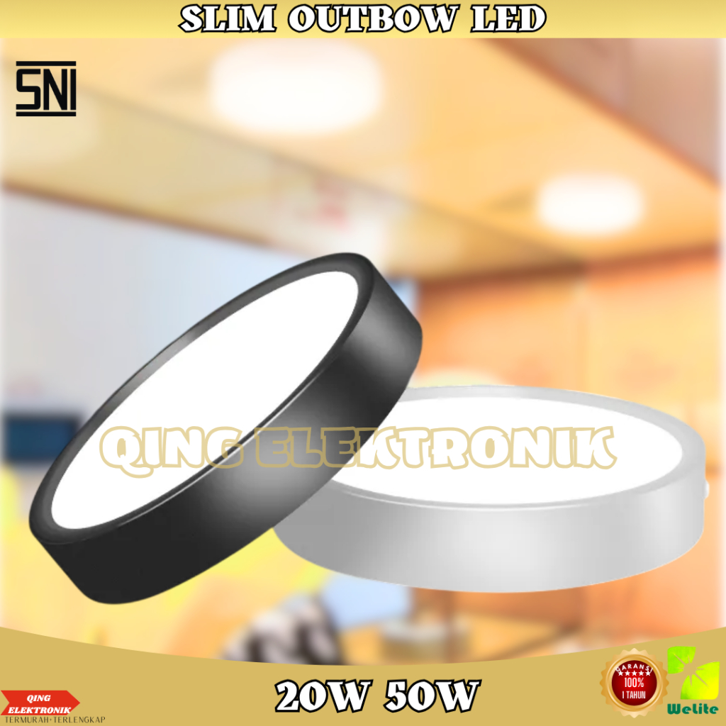Jual Lampu Slim Outbow LED Downlight Outbow LED Welite | Shopee Indonesia