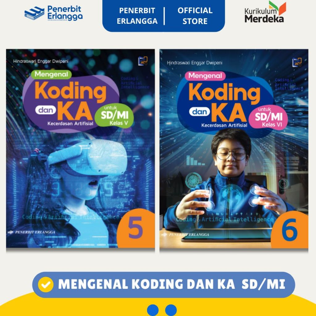 Jual [Erlangga Official] Mengenal Koding Dan Ka Kelas 5 6 SD/Mi | Shopee Indonesia