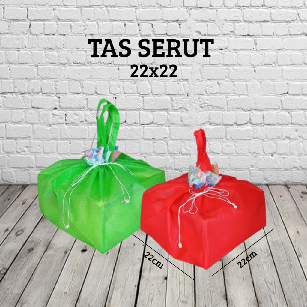 Jual Tas hajatan UK 22x22 isi 12pcs tas serut, hajatan syukuran (LUSIN ...