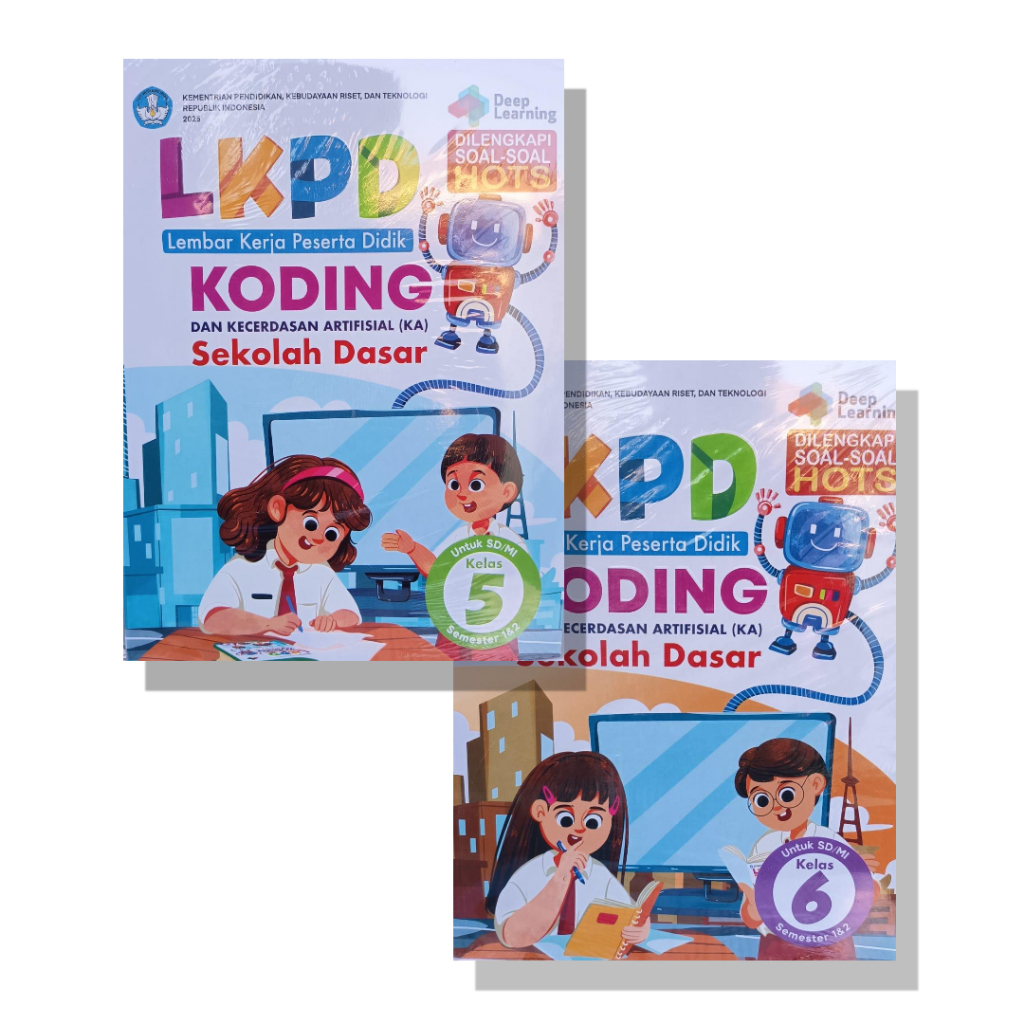 Jual LKPD Koding dan Kecedasan Artificial (KA) SD Kelas 5 6 Semester 1&2 Deep Learning | Shopee ...