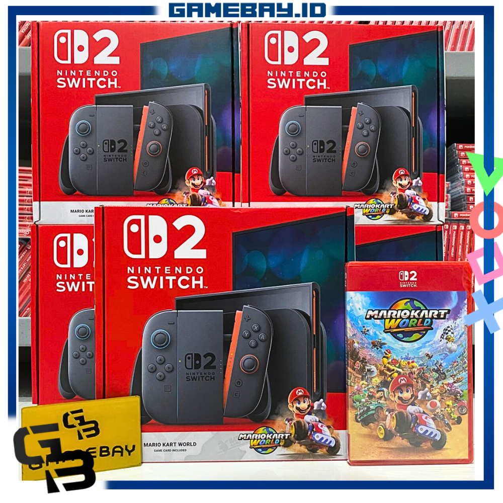 Jual Nintendo Switch 2 + Mario Kart World Bundle / NS2 Switch 2 Console ...