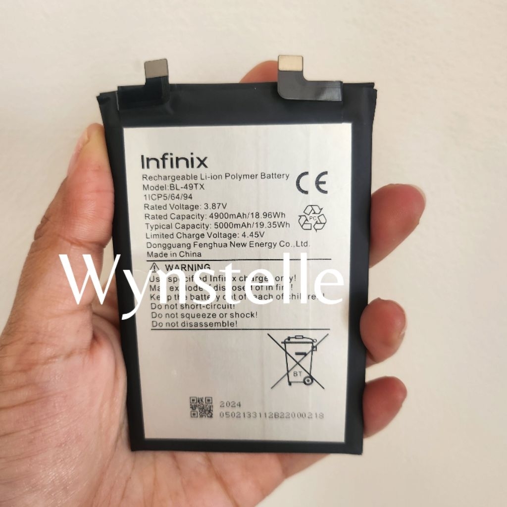Jual Baterai Batre Batrei Battery Infinix NOTE 30 5G X6711 BL49TX ...