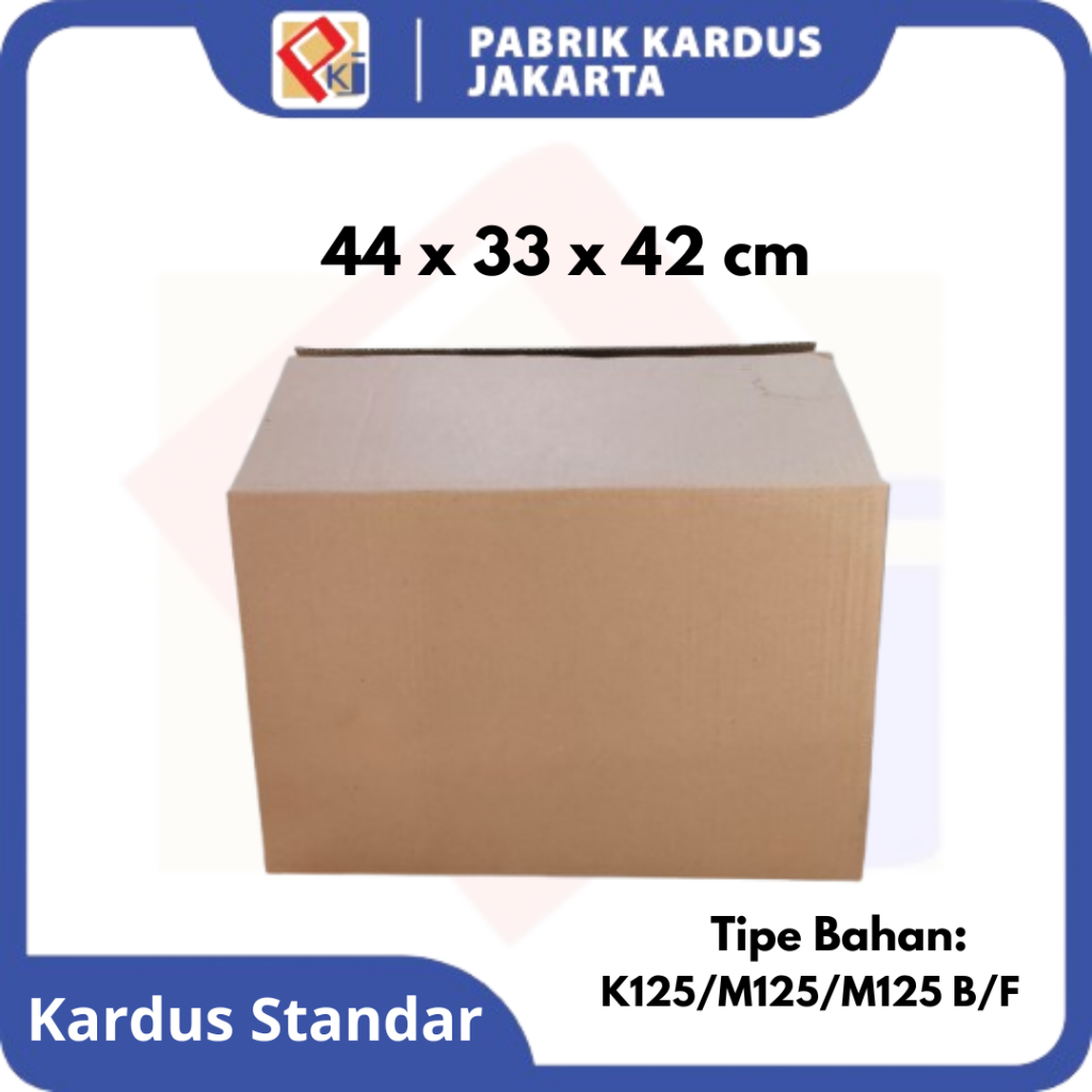 Jual Kardus Polos / Karton Box Uk 44x33x42cm / Kardus Jumbo Besar ...