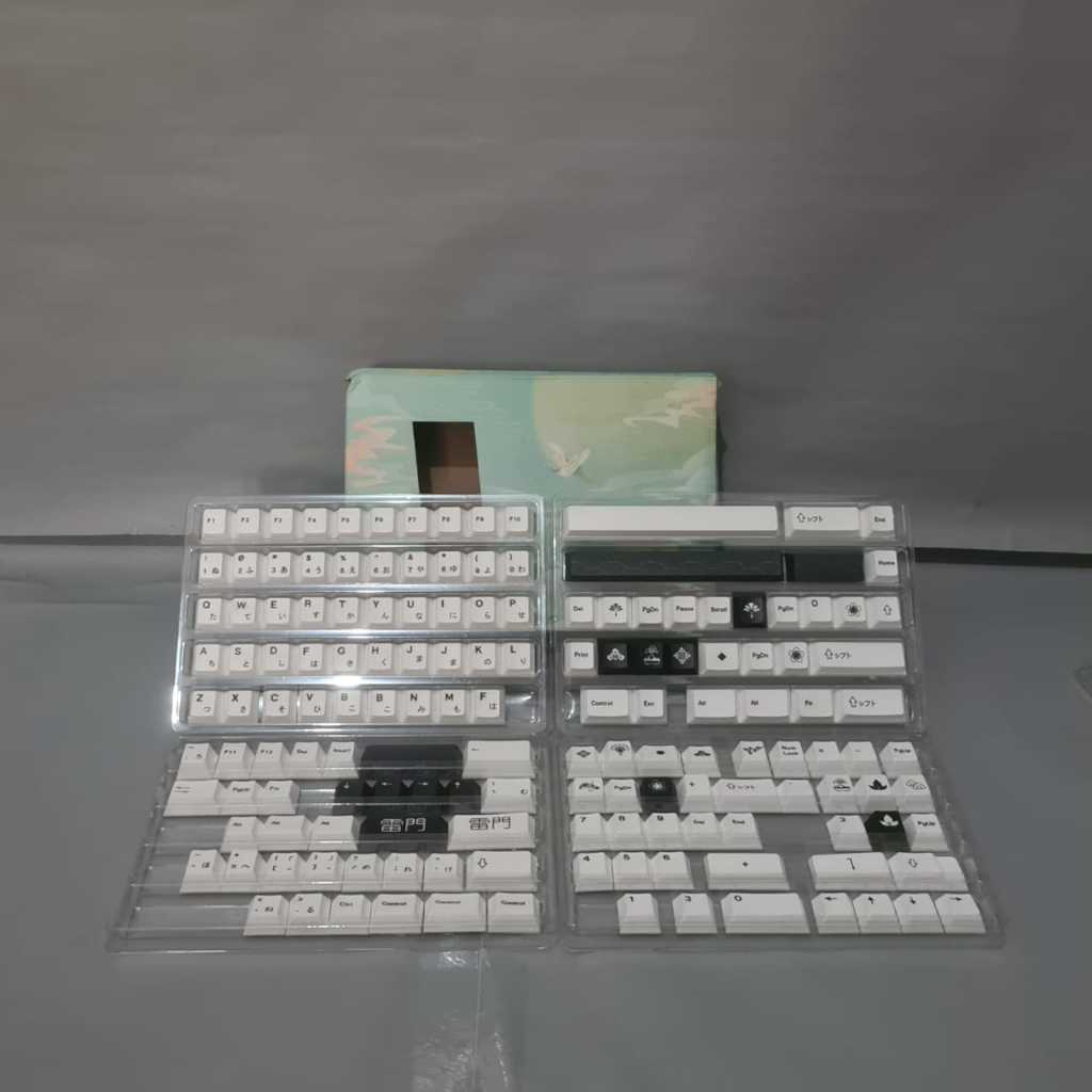 Jual Keycaps Yonqiu Thunder Japan Root - PBT Dye Sub - Cherry Profile ...