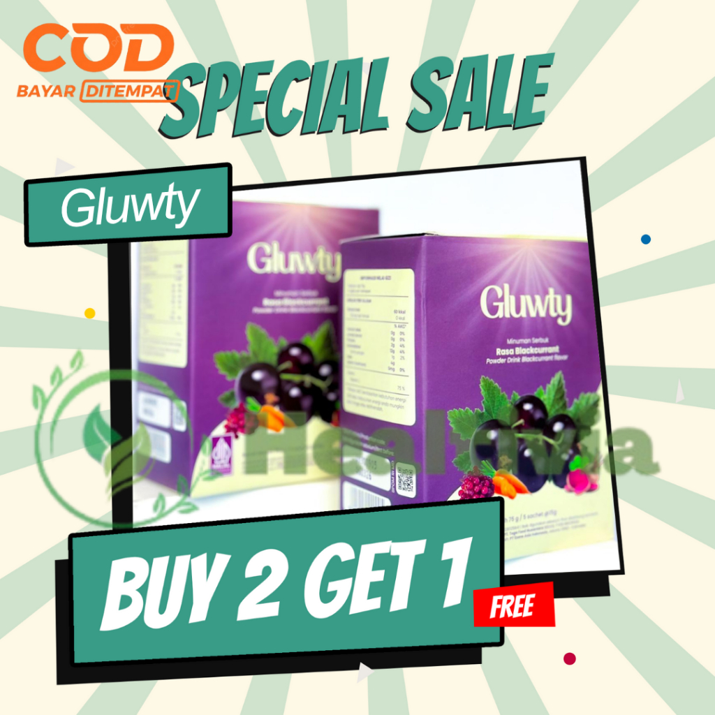 Jual Gluwty Collagen Drink Kolagen Original 75g (3 Box) | Shopee Indonesia