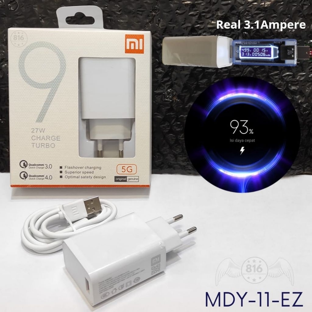 Jual ( ECER 1 SET ) TC CHARGER CASAN XIAOMI MI 9 5G USB TO MICRO / TIPE ...