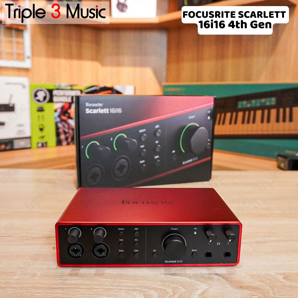 Jual Focusrite Scarlett 16i16 4th Gen USB Audio Interface | Shopee Indonesia