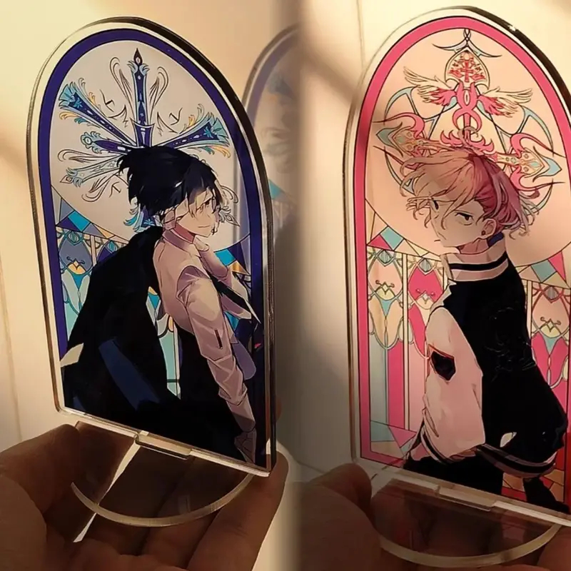 Jual Bungo Stray Dogs Stained Window Acrylic Stand Dazai Osamu Nakahara ...