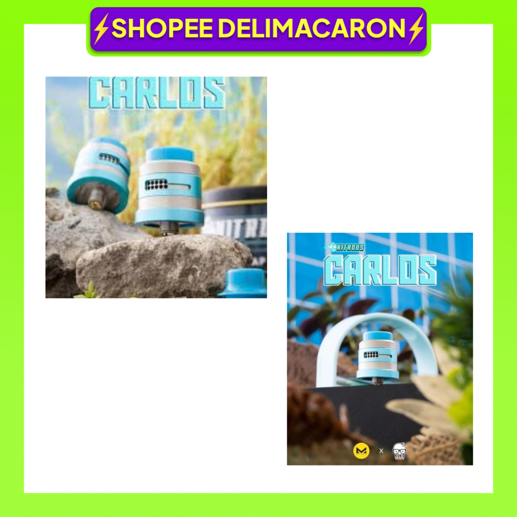 Jual NITROUS RDA DUAL CAP ONLY 22MM CARLOS 100% AUTHENTIC | Shopee ...