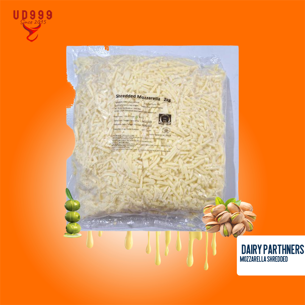 Jual DAIRY PARTNERS MOZZARELLA CHEESE SHREDDED/ PARUT PIZZA TOP IQF 1KG ...