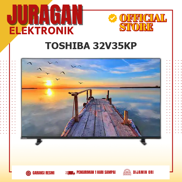 Jual TOSHIBA 32V35KP Android TV 32 Inch HD Dolby Audio Bezel Less ...