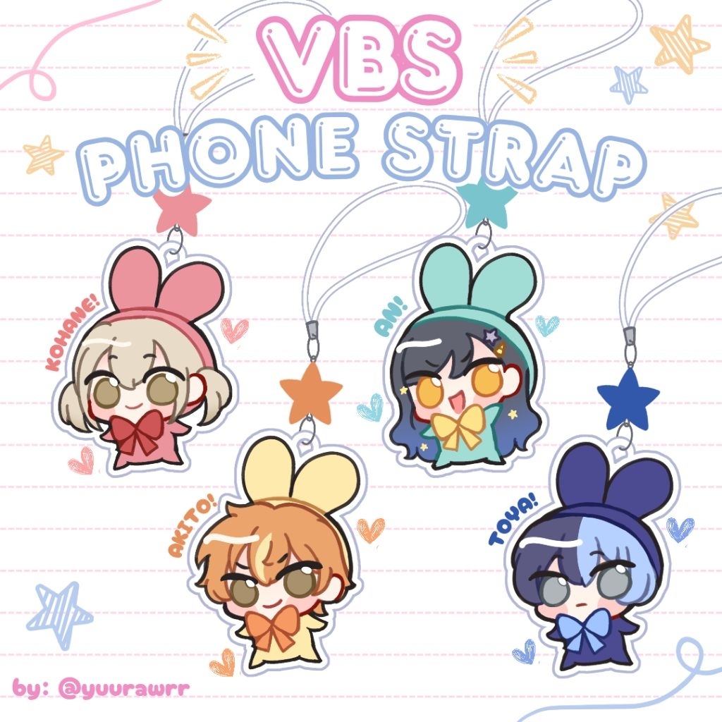 Jual Project Sekai Phone Strap | pjsk vivid bad squad vbs fanmerch by ...