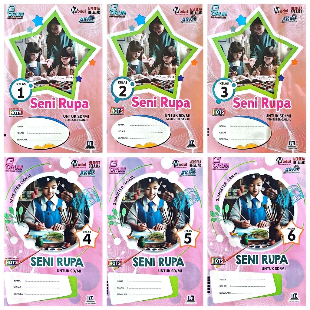 Jual BUKU LKS FORUM SD MI SENI RUPA KELAS 1 2 3 4 5 6 SEMESTER 1 GANJIL KURIKULUM MERDEKA TA ...
