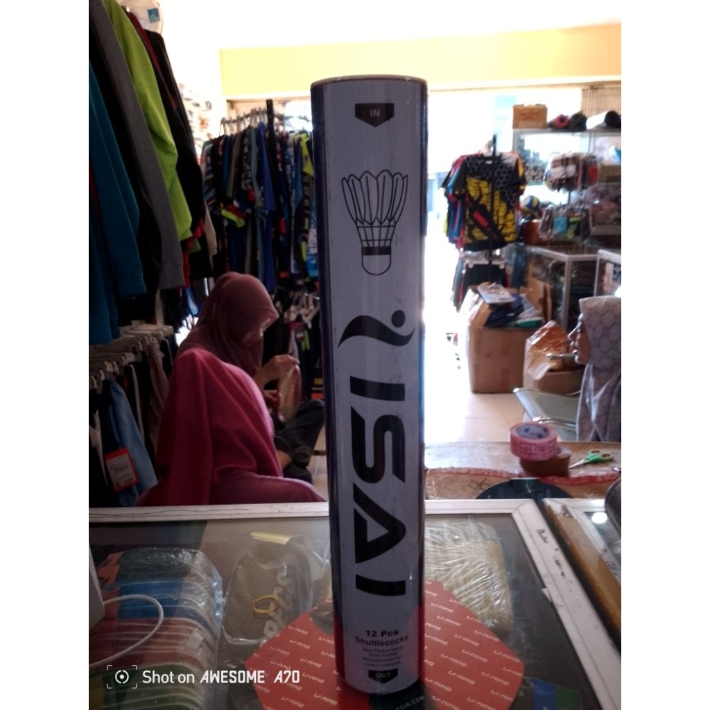 Jual SHUTTLECOCK BADMINTON ISAI BIRU kok badminton isai biru original ...