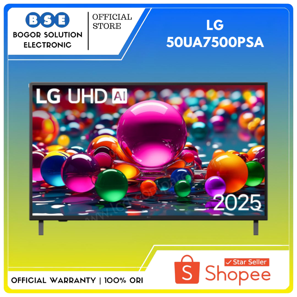 Jual TV LG 50UA7500PSA - LG UHD AI SMART TV LED 50 INCH 4K 50UA75 50UA7500 | Shopee Indonesia