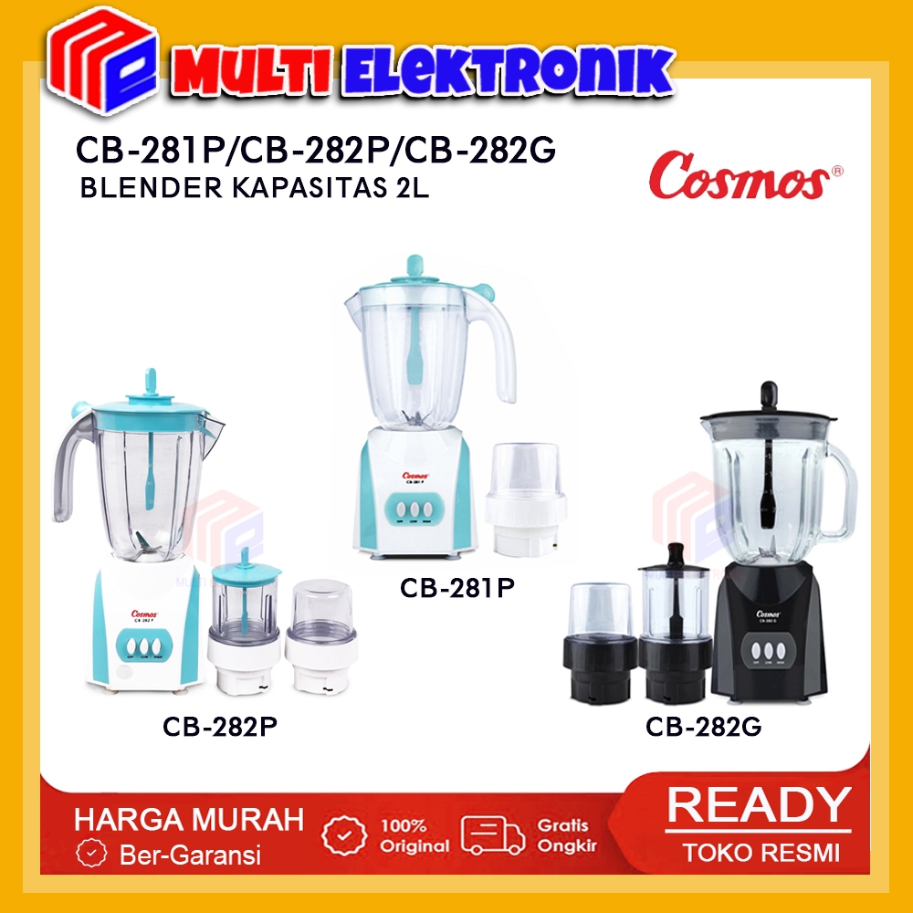 Jual Cosmos Blender Beta Series CB-281P / CB-282P / CB-282G Kapasitas 2 ...