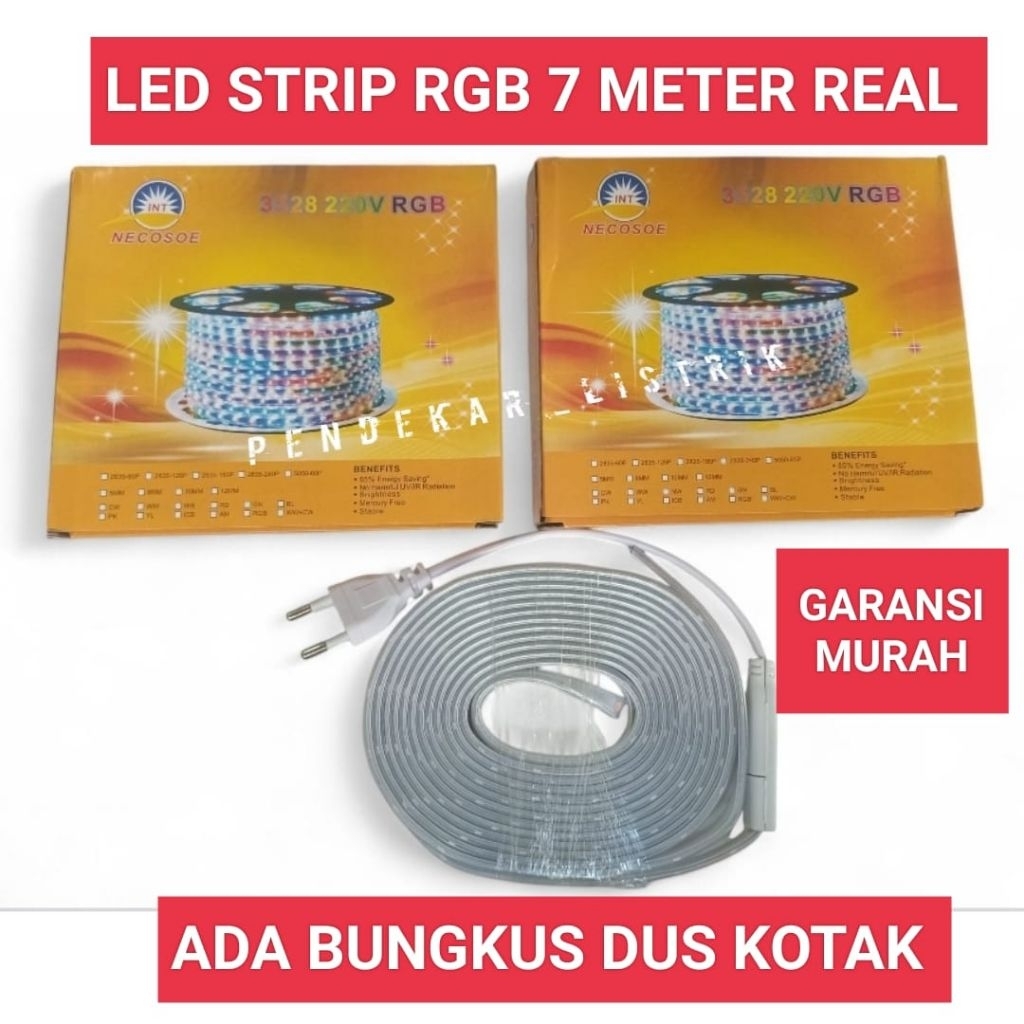 Jual LED Strip RGB Atau Merah Putih / Lampu 17 Agustus Merah Putih ...