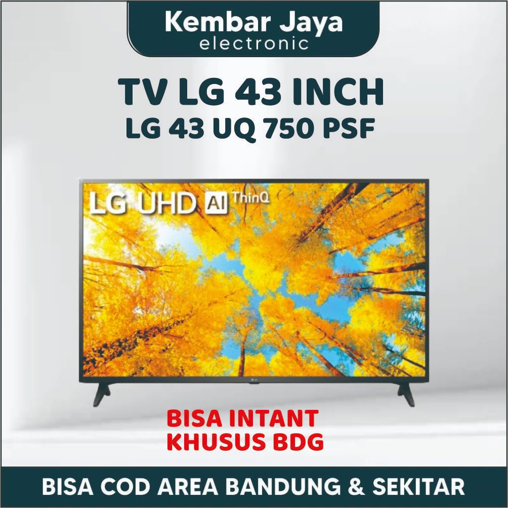 Jual LED TV 43” LG UQ7500 UHD TV - 43UQ7500PSF | Shopee Indonesia