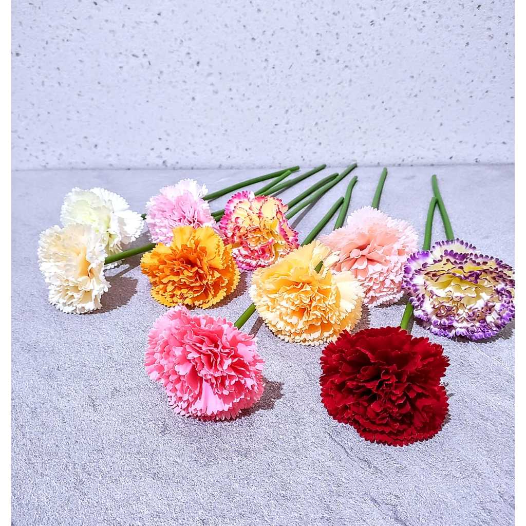 Jual Bunga Artificial Carnation 1 Kuntum | Shopee Indonesia
