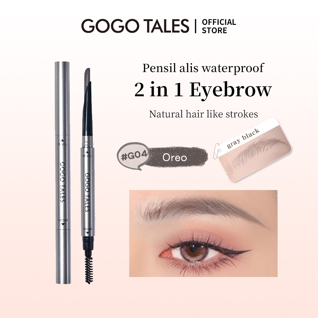 Jual [BPOM]GOGO TALES eyebrow powder pensil alis waterproof dan tahan ...
