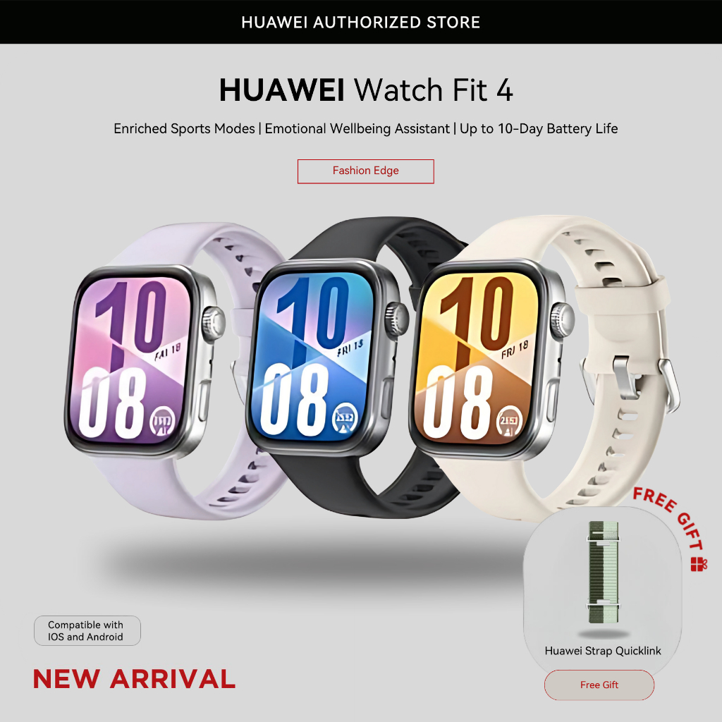 Jual HUAWEI WATCH FIT 4 Pro & WATCH FIT 4 | Sapphire Glass & Titanium ...
