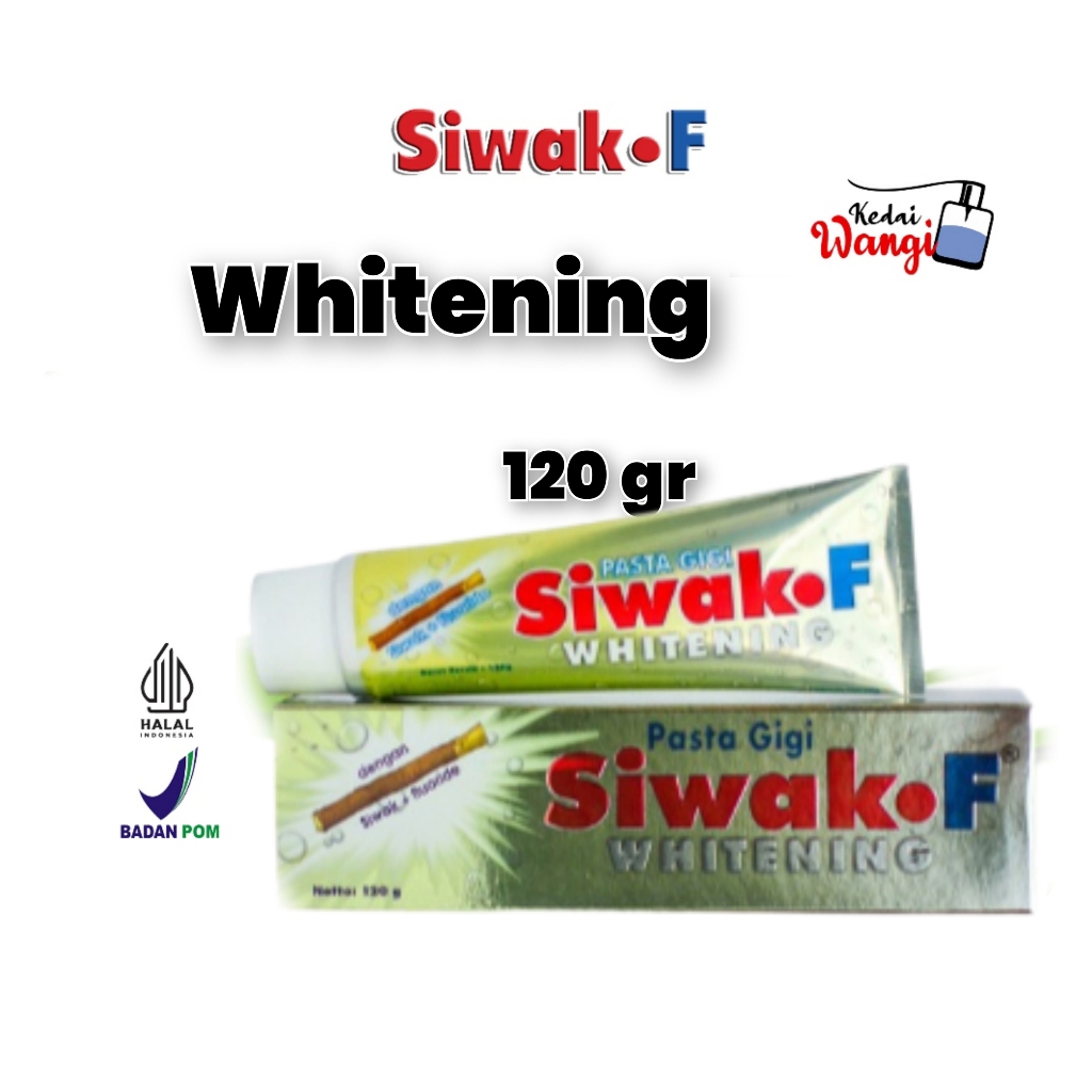 Jual Pasta Gigi Siwak F Whitening 120 Gram Halal Toothpaste | Shopee ...