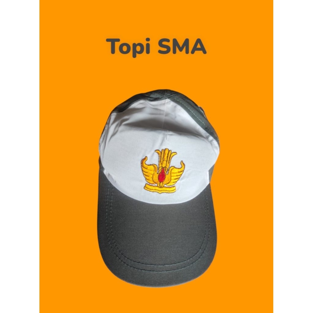 Jual TOKO SYAKIRAH ~ TOPI SEKOLAH SMA/SMK ABU ABU POLOS LAKI-LAKI ...