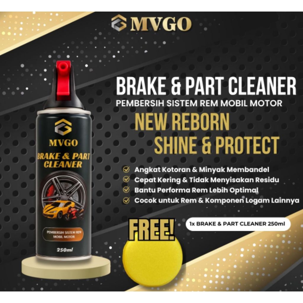 Jual Mvgo brake part cleaner pelumas pelancar sistem rem kaliber roda ...