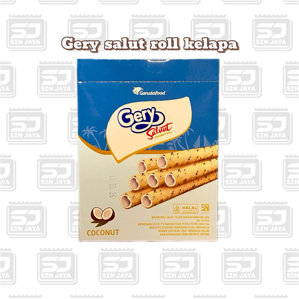 Jual Gery - Gery Salut Roll Kelapa 1Box isi 24pcs | Shopee Indonesia