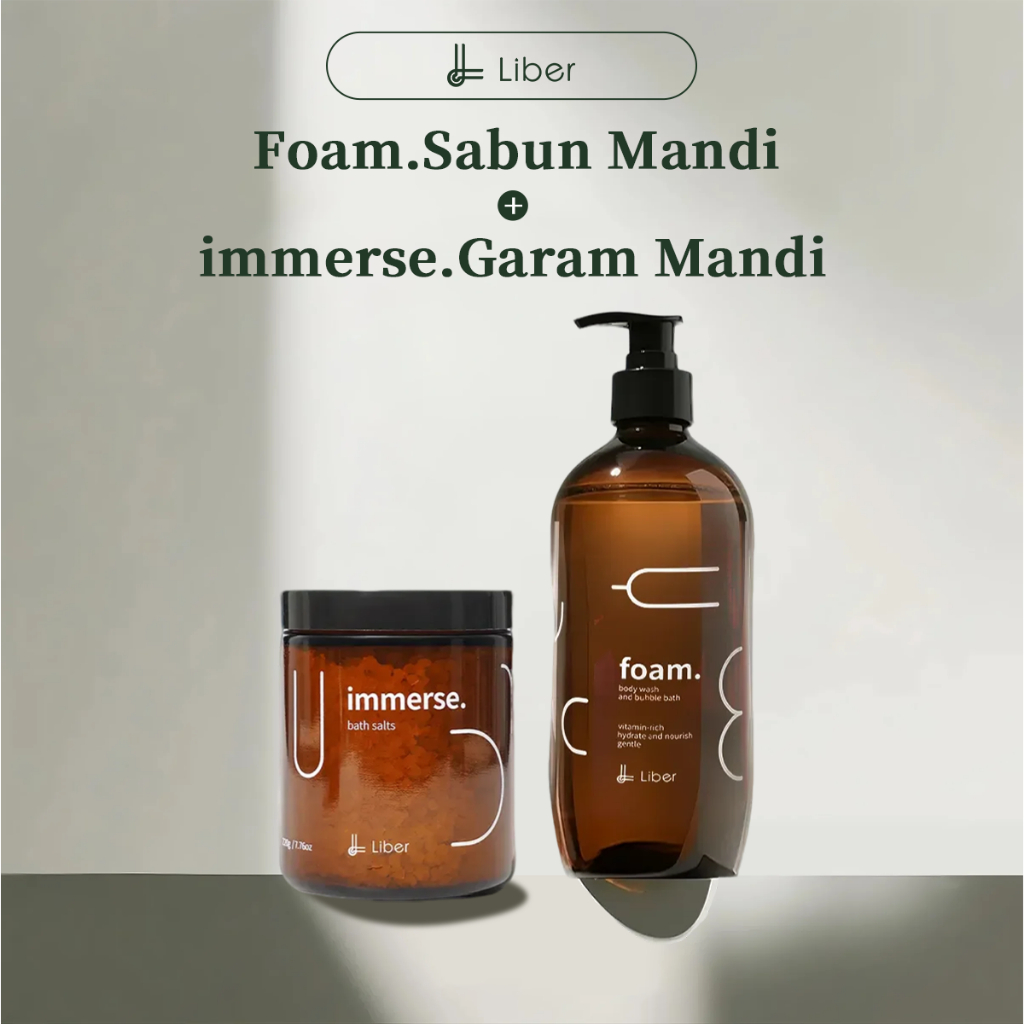 Jual LIBER FOAM Sabun Mandi & IMMERSE Garam Mandi - TERMURAH Se ...