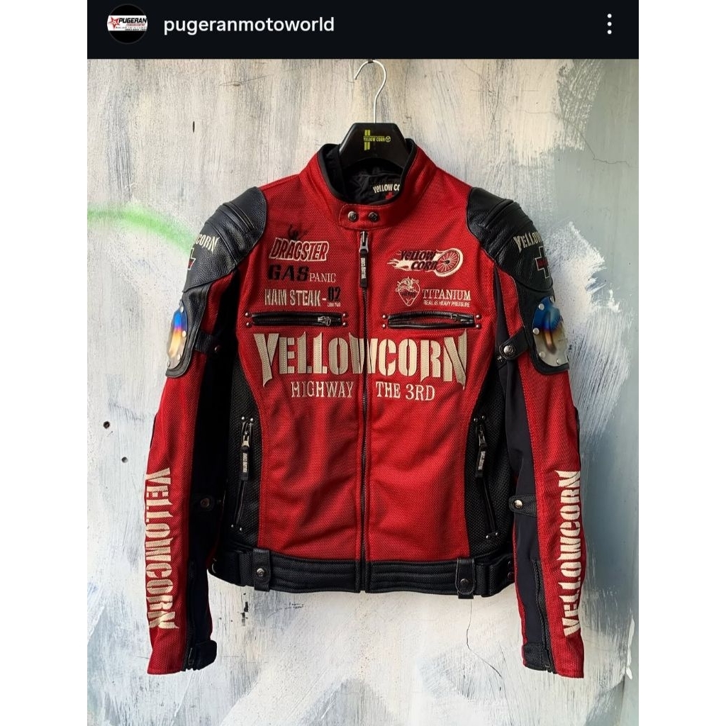 Jual JAKET TOURING YELLOWCORN YB5119 YB 5119 BAHAN MESH INCLUDE INNER ...