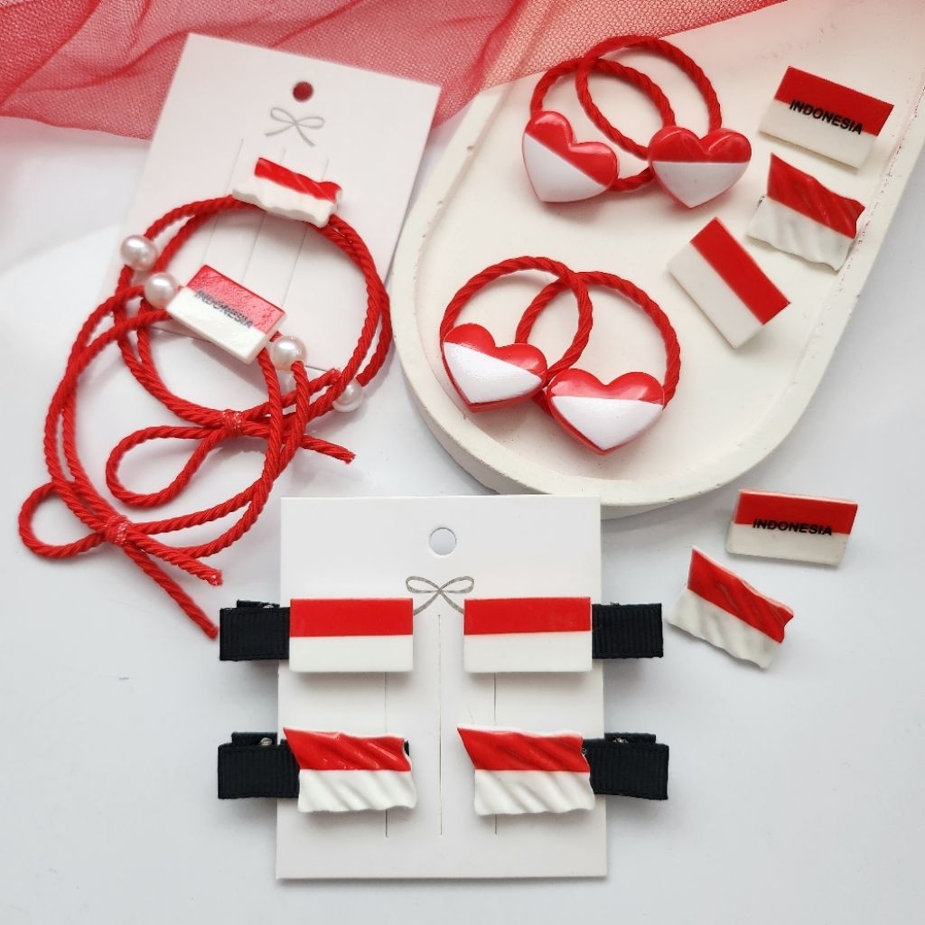 Jual Cellas Room - Set 2pcs Jepit Rambut / Set 2pcs Ikat Rambut / Pin ...