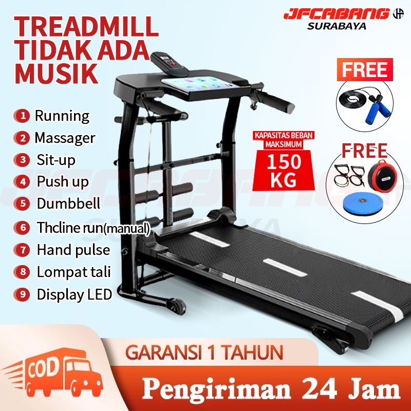 Jual Treadmill Portable Treadmill Lipat Treadmil Alat Olahraga di Rumah/Treadmill Manual ...
