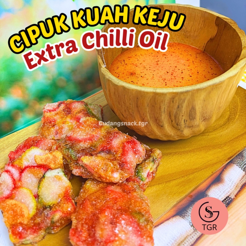Jual 1 BKS CIPUK KUAH KEJU CREAMY EXTRA CHILLI OIL Jajanan grosir ...