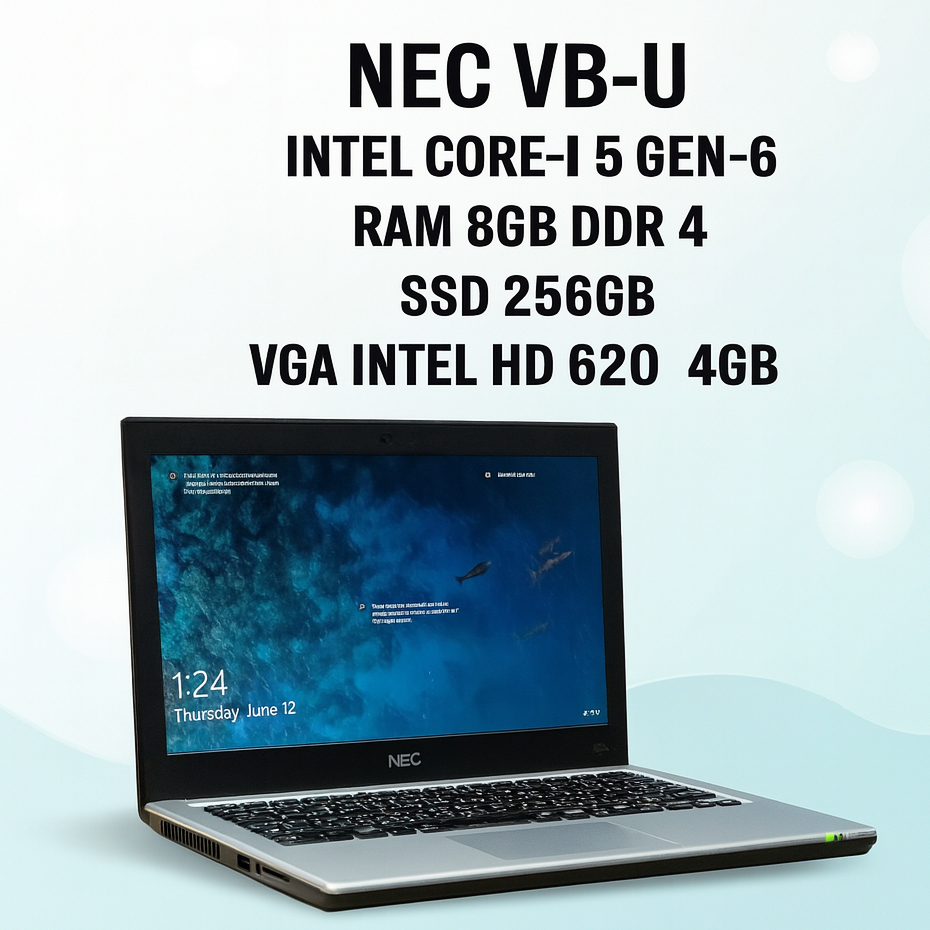 Jual NEC VB-U Intel Core i5 Gen 6-6300U / RAM 8GB / SSD 256GB / 13 ...