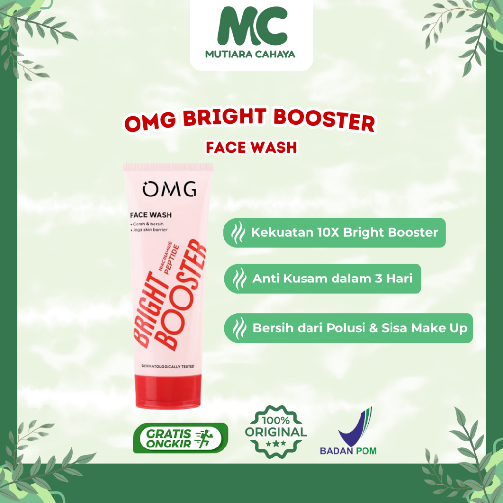 Jual MC Official - OMG Oh My Glow Bright Booster Face Wash | OMG Face ...