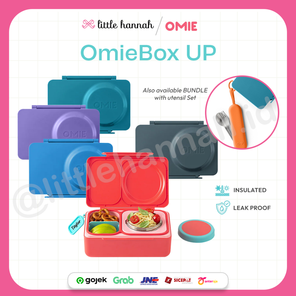 Jual OMIEBOX UP Lunch Box Kotak Makan Anak & Dewasa Termos Bento Box ...