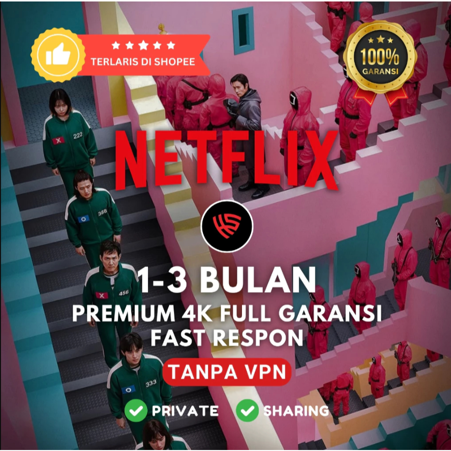 Jual NETFLIIX PRIVATE 1 BULAN PREMIUMMEE UHD 4K TANPA VPN PUAS ANTI HOLD FULL GARANSI | Shopee ...