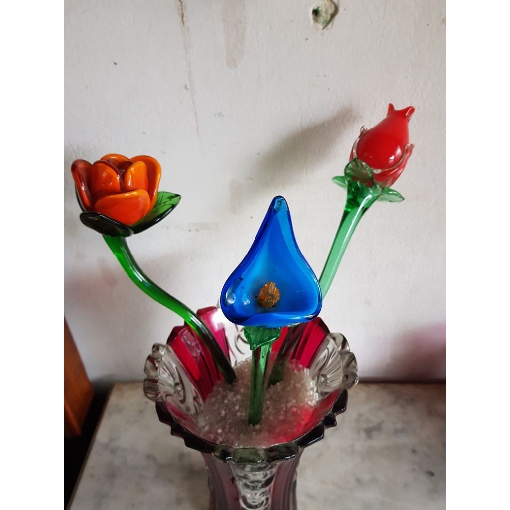 Jual fas dan bunga ya kristal | Shopee Indonesia