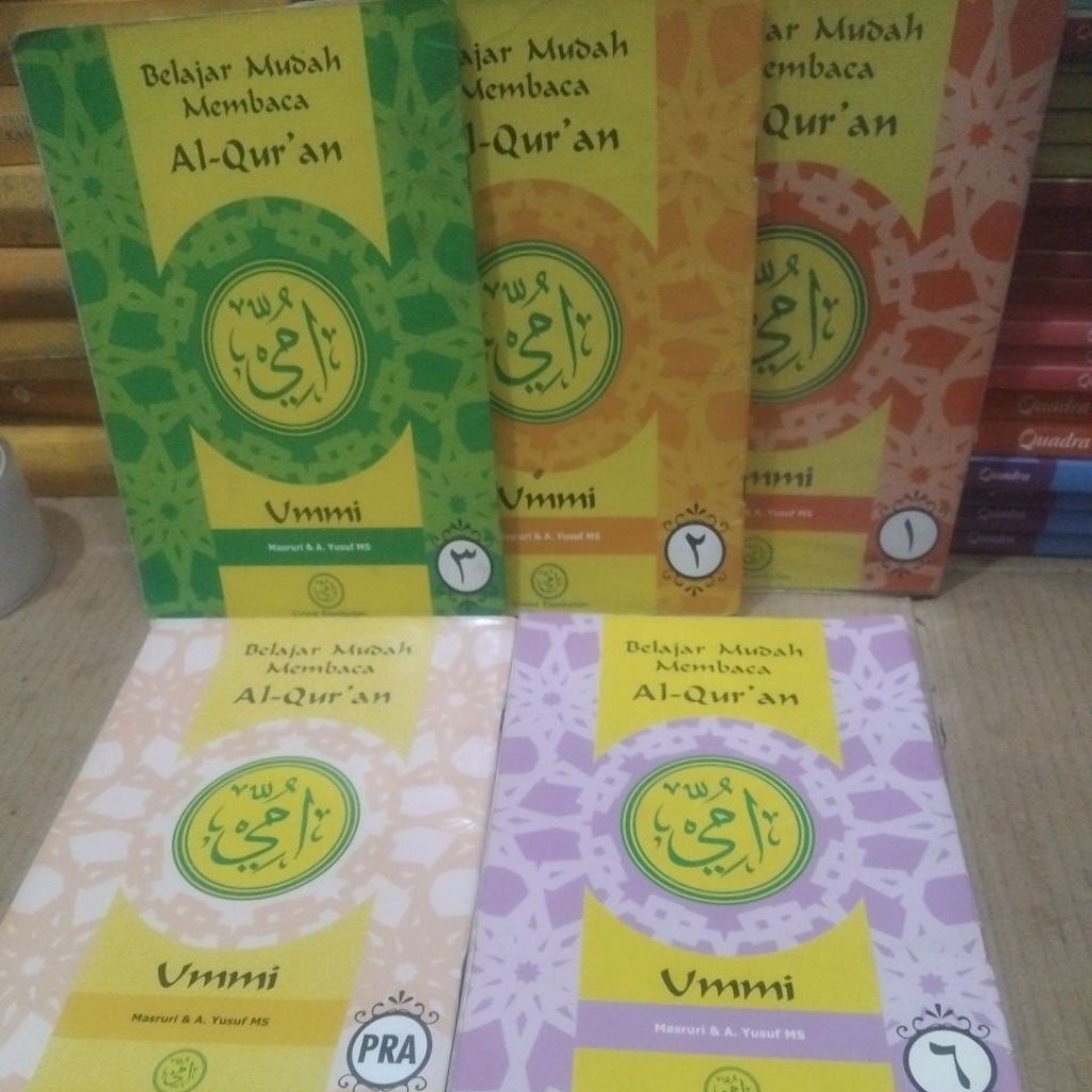 Jual BUKU BEKAS BELAJAR MUDAH MEMBACA AL QUR AN UMMI 1,2,3,4,5,6 ,GHOROIBUL QUR'AN, TAJWID DASAR ...