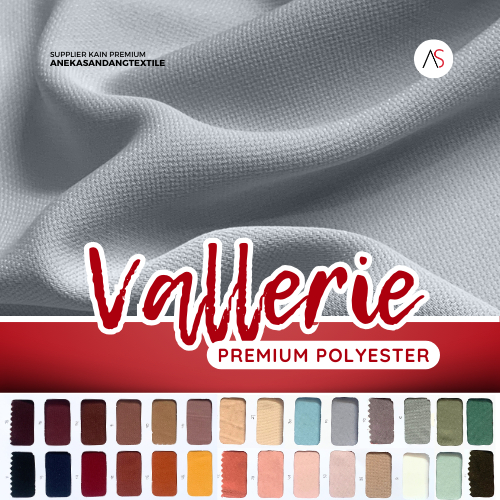 Jual Aneka Sandang Textile Kain Ecer Bahan Vallerie Polyester Premium ...