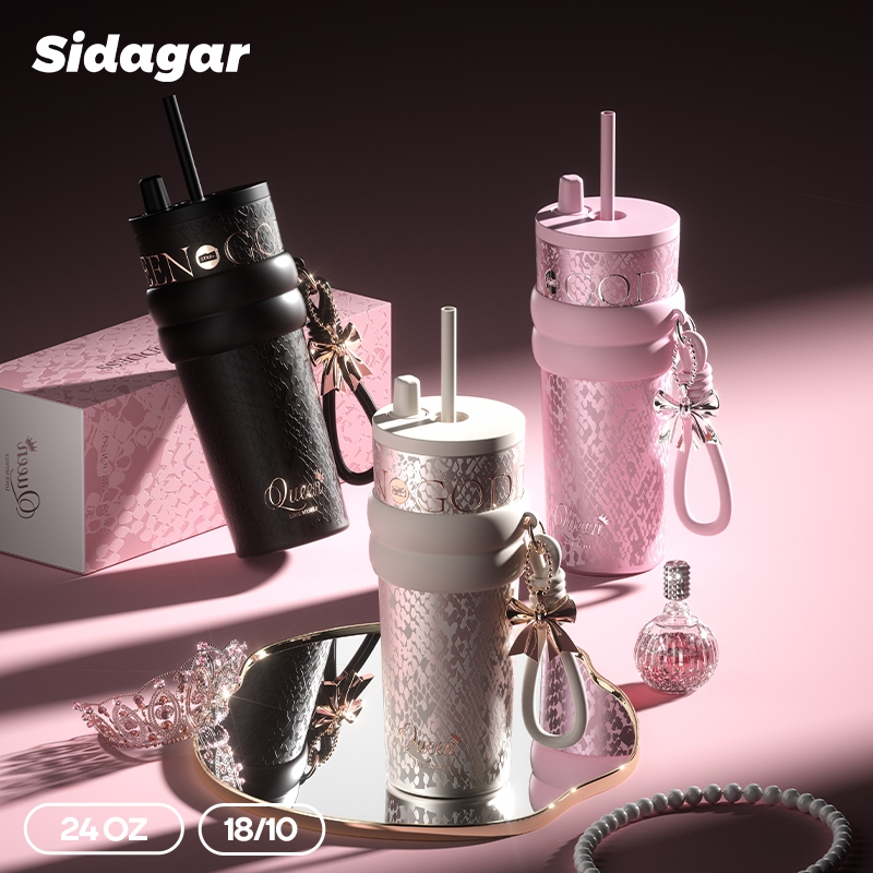 Jual Sidagar 710ML 316 Stainless Steel Cold and hot Thermos Insulated Vacuum Water Flask ...