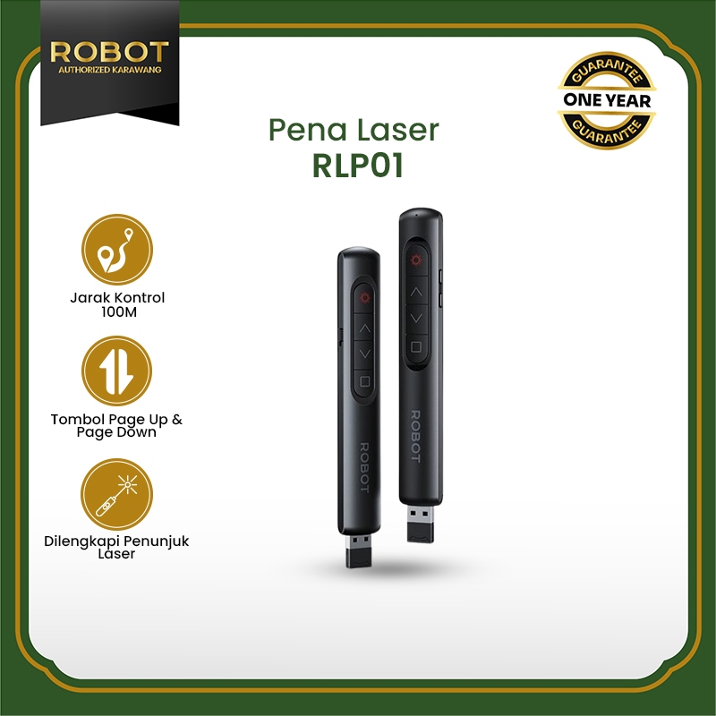 Jual ROBOT Remote Presentasi Wireless RLP01 Laser Pointer Merah 100 ...
