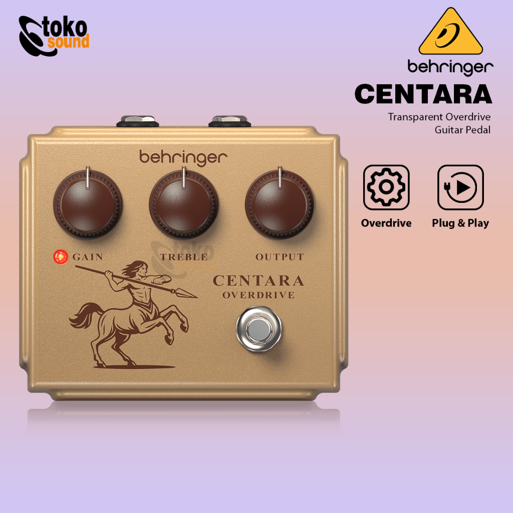 Jual Behringer Centara Overdrive Pedal Legendary Transparent Boost ...