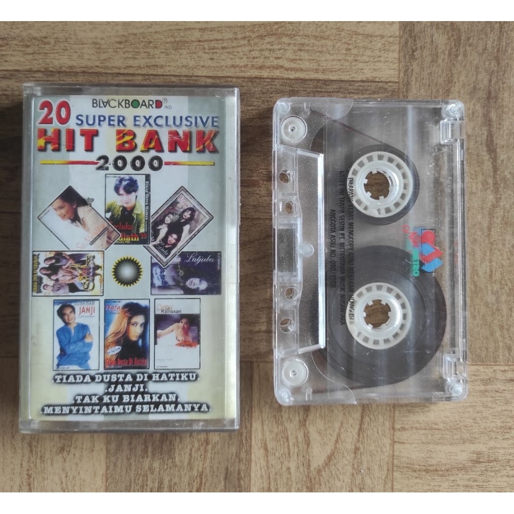 Jual kaset pita 20 super exclusive HIT BANK 2000 | Shopee Indonesia