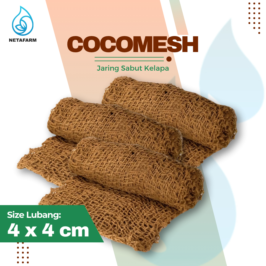 Jual Cocomesh Hydroseeding Jaring Sabut Kelapa Coconet Size Lubang 4x ...