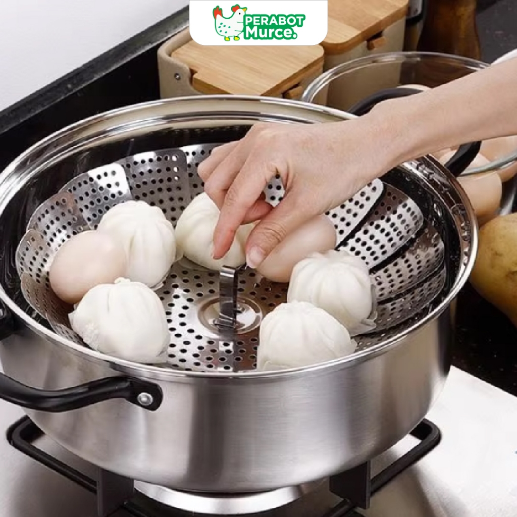 Jual Teratai Kukusan Serbaguna Alas Kukus Stainless Steel Alas Tatakan ...