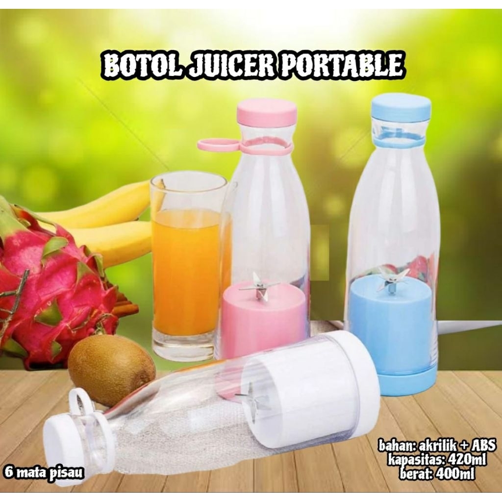 Jual BLENDER PORTABLE JUICER BOTOL PRAKTIS AWET | Shopee Indonesia