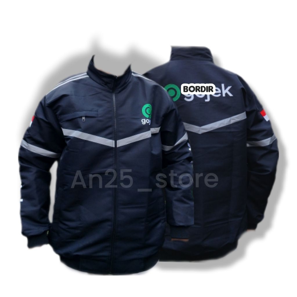 Jual berbagai macam jaket motor dan rompi, jaket go_jek, jaket gereb ...